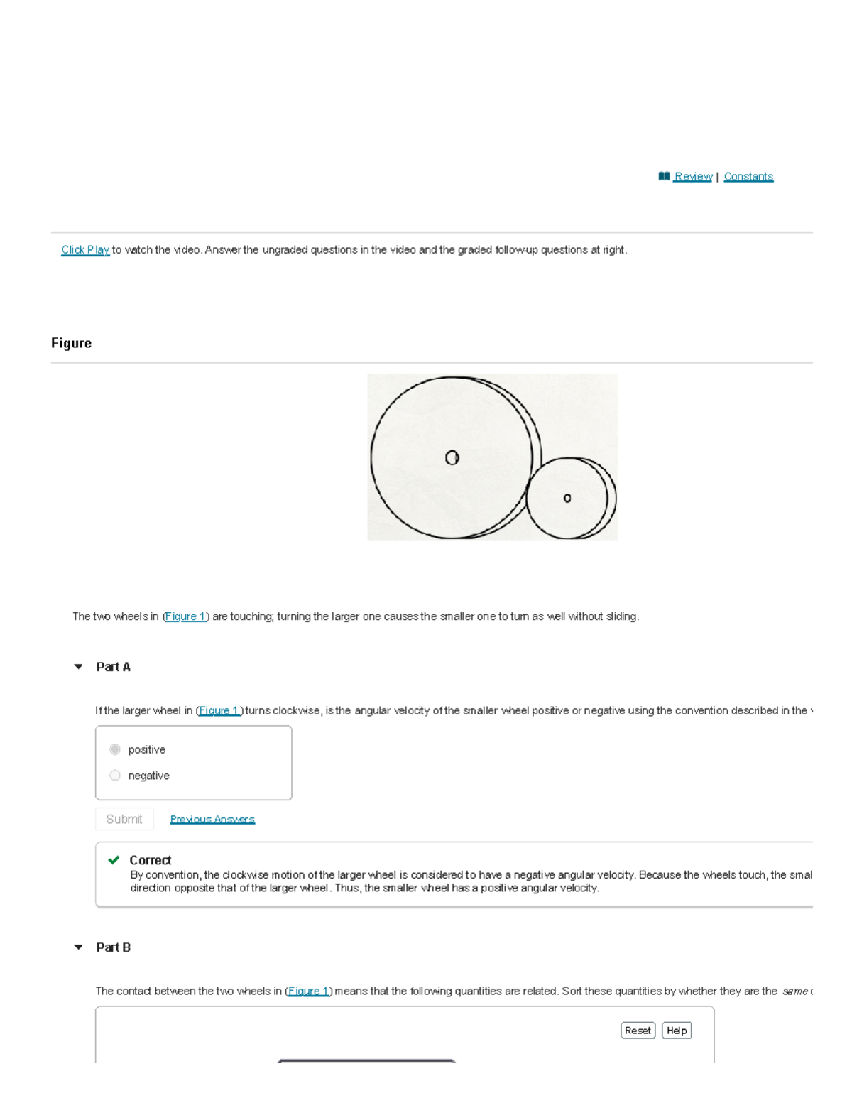 Mastering Physics Chapter 10 Pre Lec Q#9A, Rotational Motion - Click ...