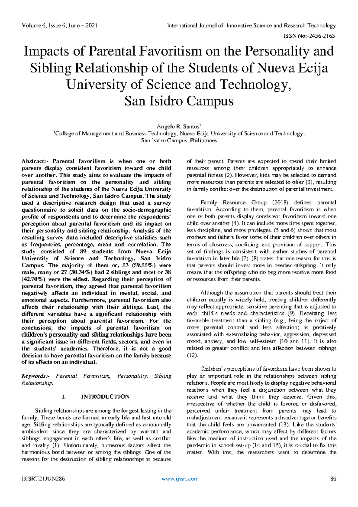 Ijisrt 21JUN286 - sorry for educational purposes only - ISSN No:- 2456 ...