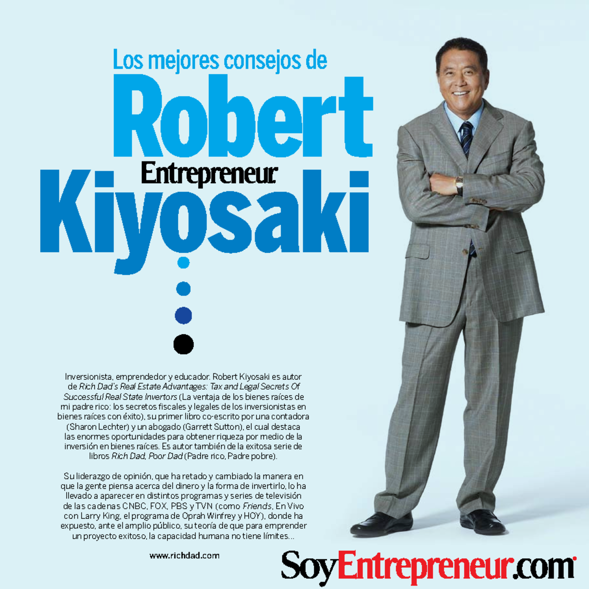 Consejos Kiyosaki - Libro - Inversionista, emprendedor y educador ...