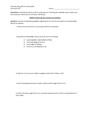 Final Lab report of BIO 265 Unknown microbe experiment - Isolation and ...