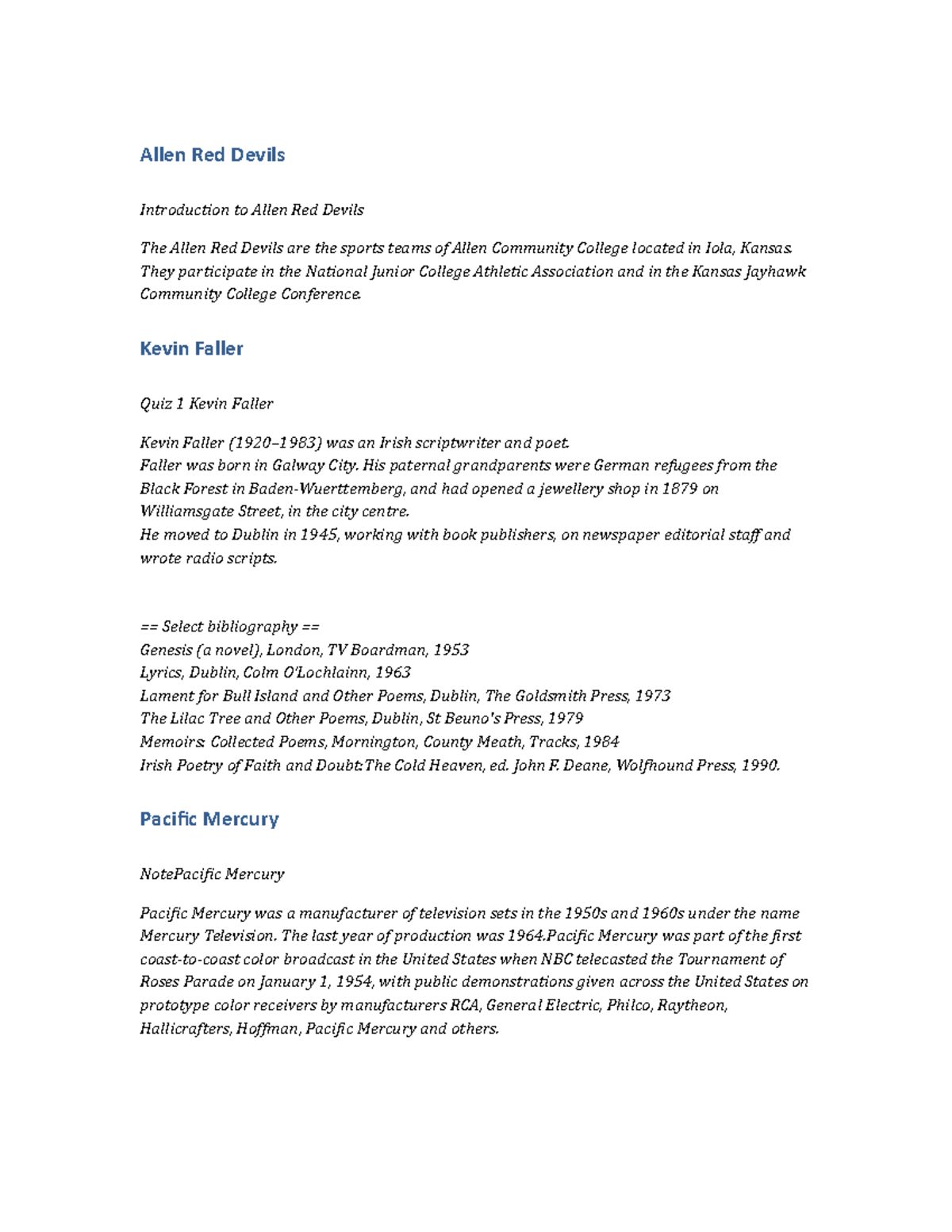 POLS157 Notes Allen Red Devils - Allen Red Devils Introduction to Allen ...