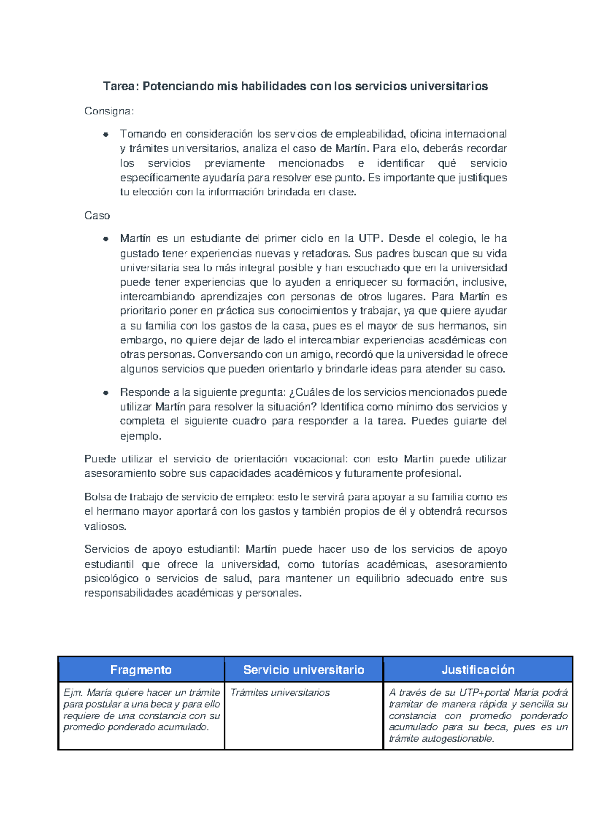 IVU Actividad 4 Victor Espinoza - Tarea: Potenciando mis habilidades con los servicios - Studocu