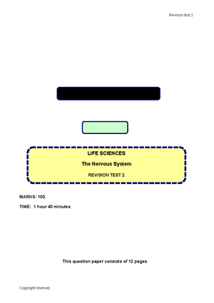 Grade 11 Scopes - maths and Life Science - Grade 11 November Exam Scope ...