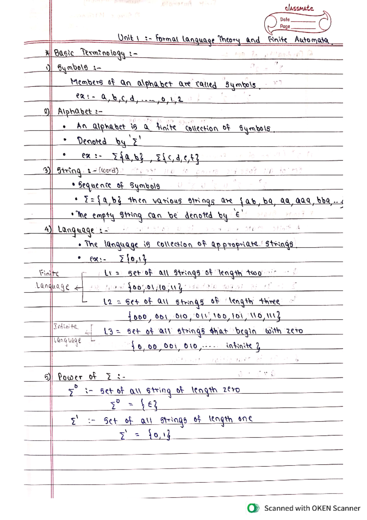 theory of computation notes of gs moze collge unit 1 sppu insem ...