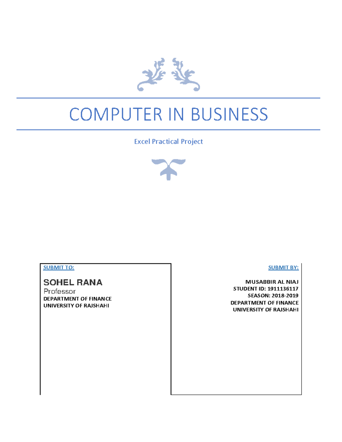 117-Practical - excel files works and word preview - COMPUTER IN ...