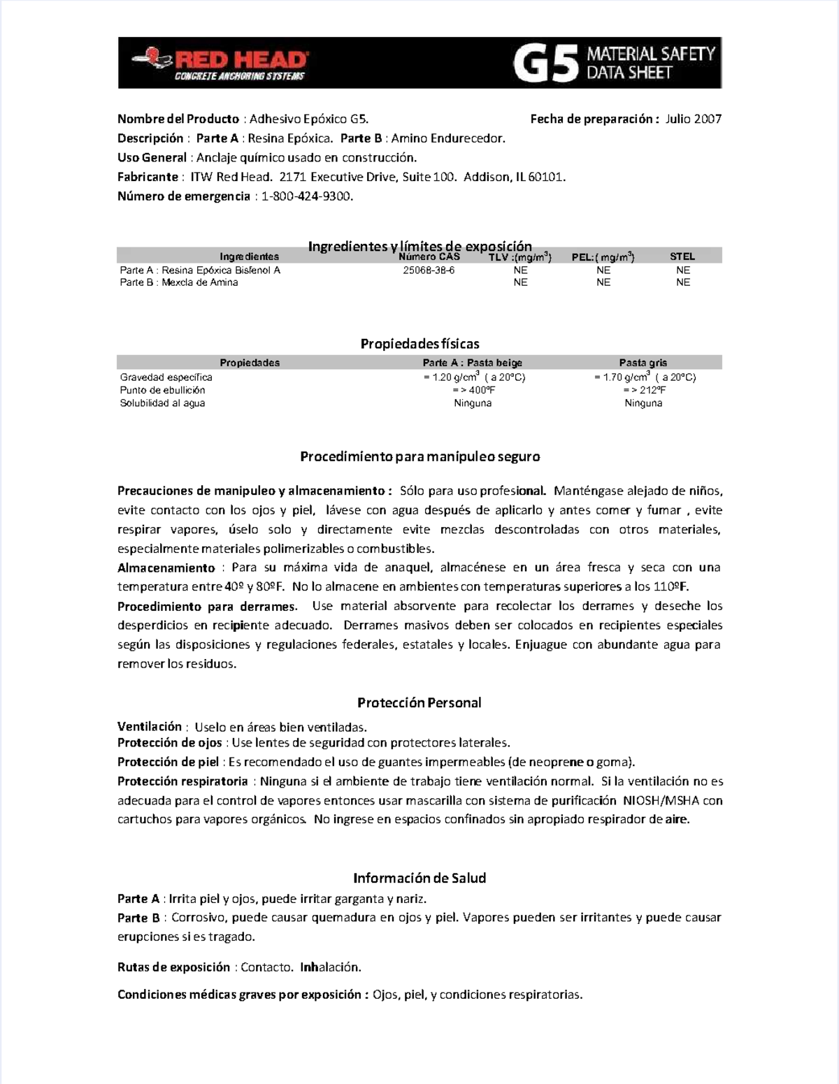 Pdf-msds-epoxico-adhesivo-g5-red-head-650ml compress - Nombre del ...