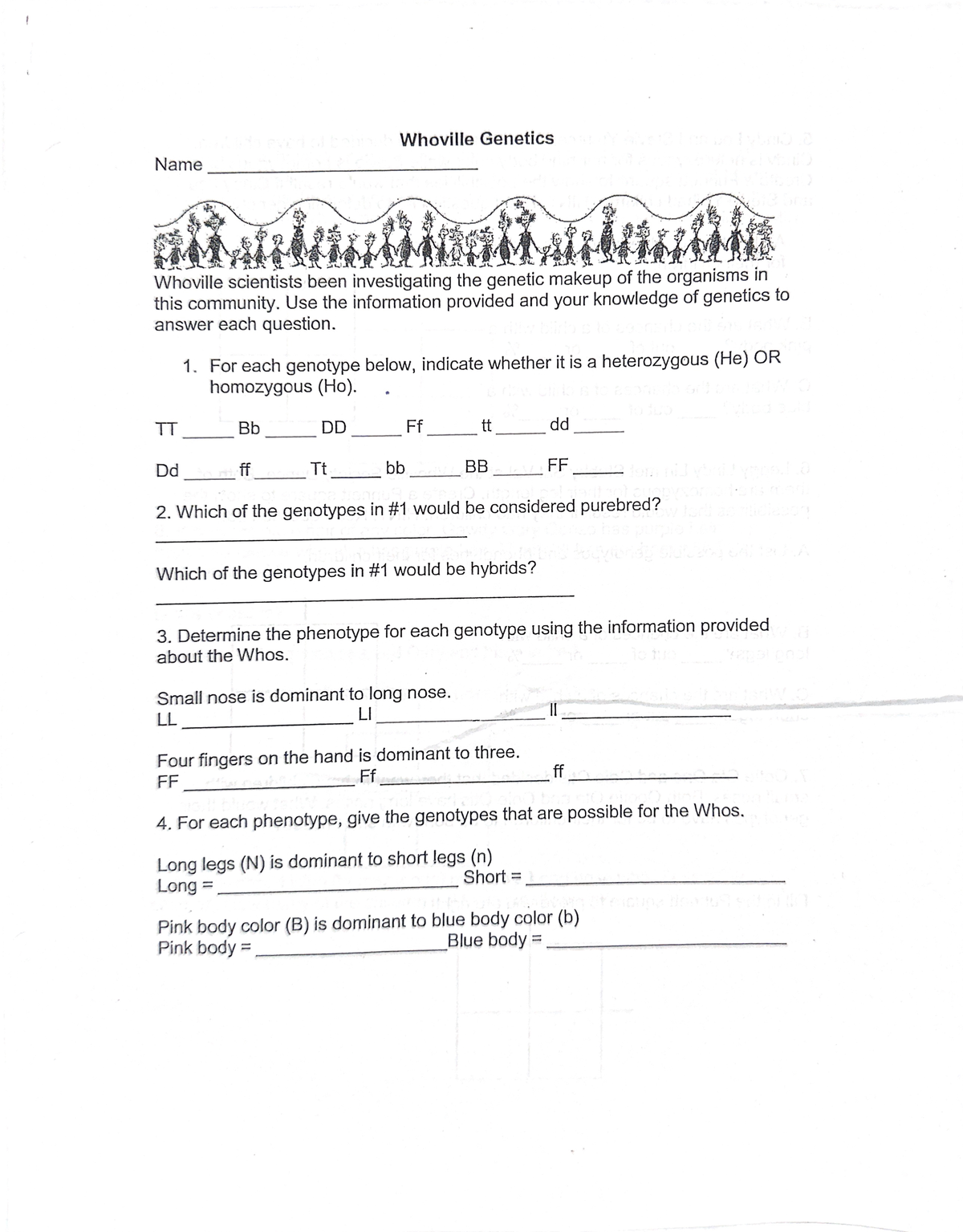 Whoville+genetics - xxxxyyyzz - Studocu