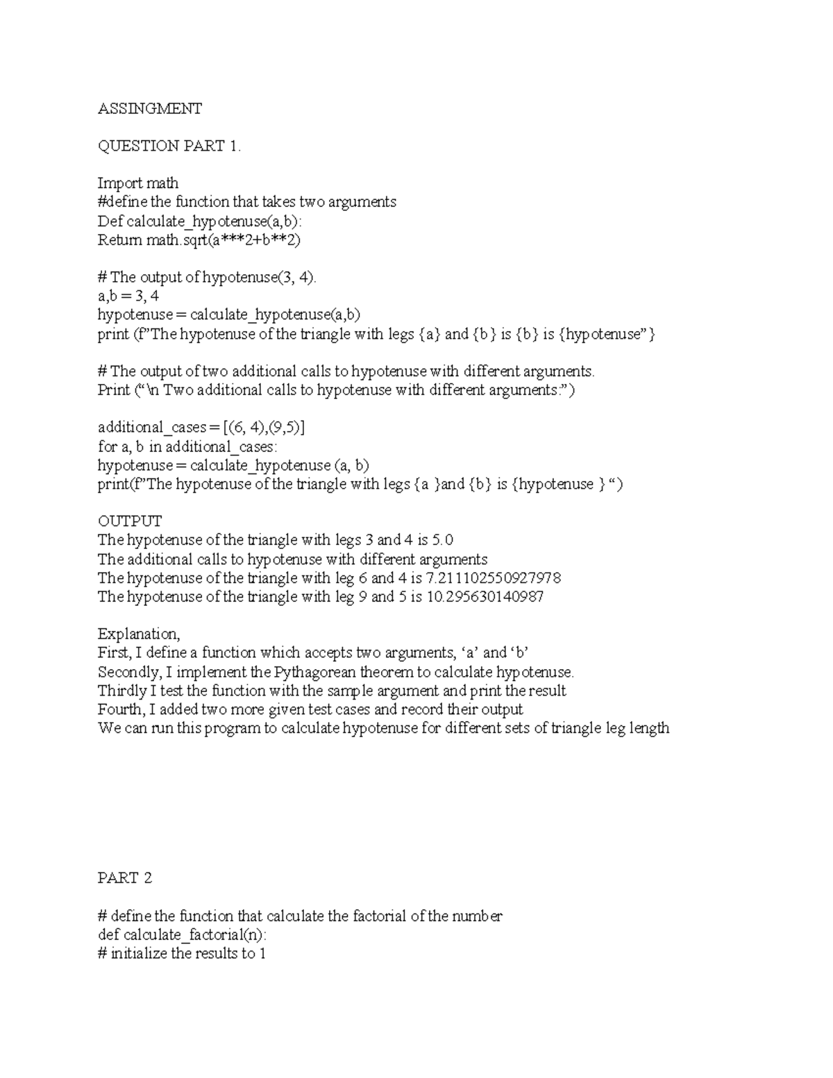 .trashed-1717944030- Assignment 105854 - ASSINGMENT QUESTION PART 1. Import math #define the ...