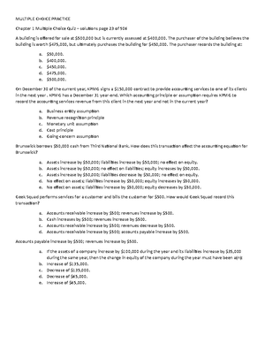 Chapter 3 Exercise (ABC Corp) - ABC Corp. Balance Sheet As of December ...