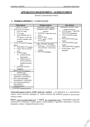 Anatómia túlélőkönyv 1.a. fejezet A felső végtag anatómiája új - DR ...