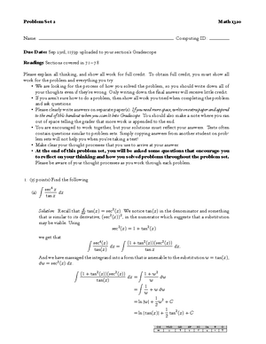 Problem Set 3 Solutions - Problem Set 3 Math 1320 Name: Computing ID ...