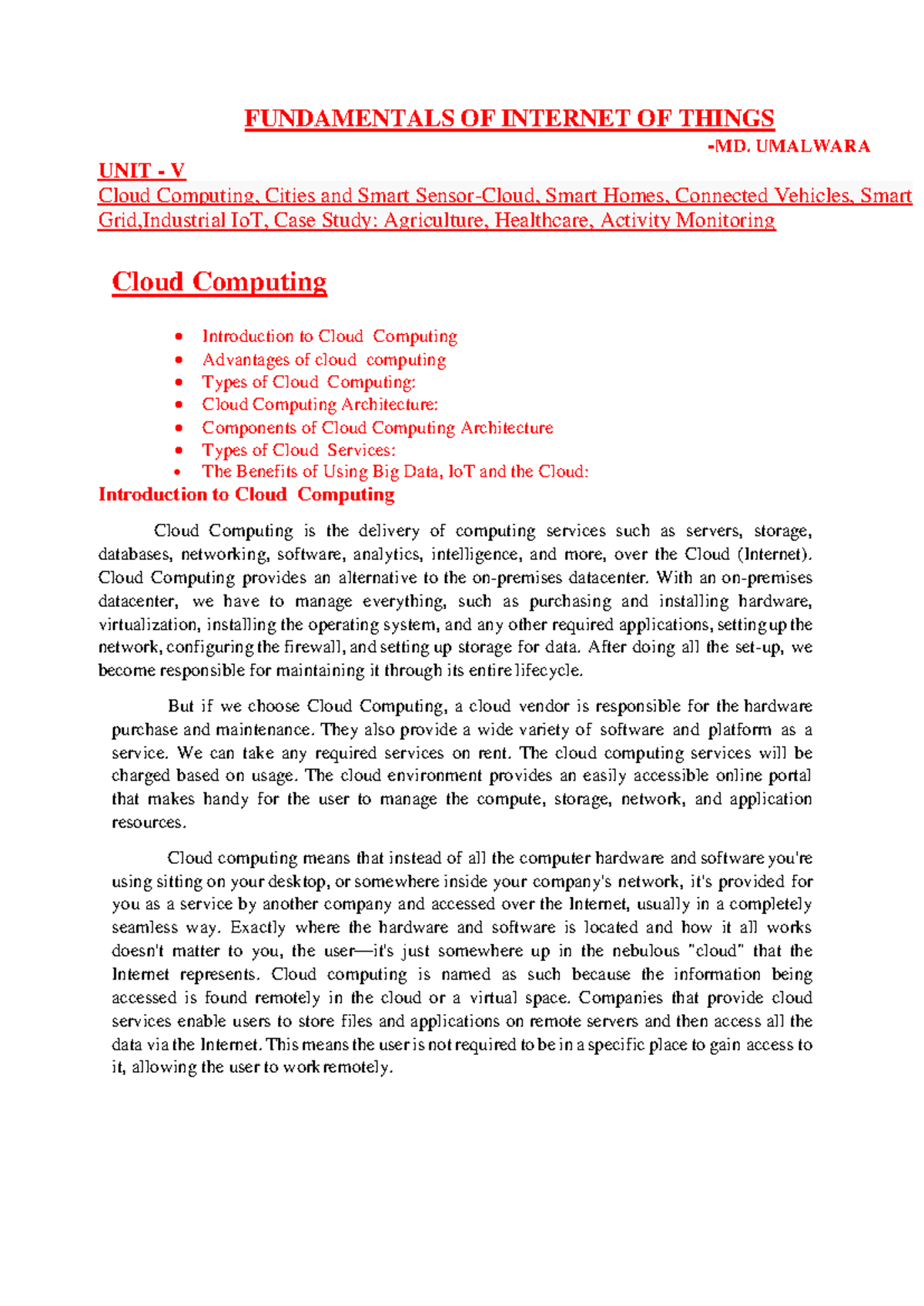 FIOT V UNIT R18 UW - Summary Enzyme Technology And Biotransformation - FUNDAMENTALS OF INTERNET ...