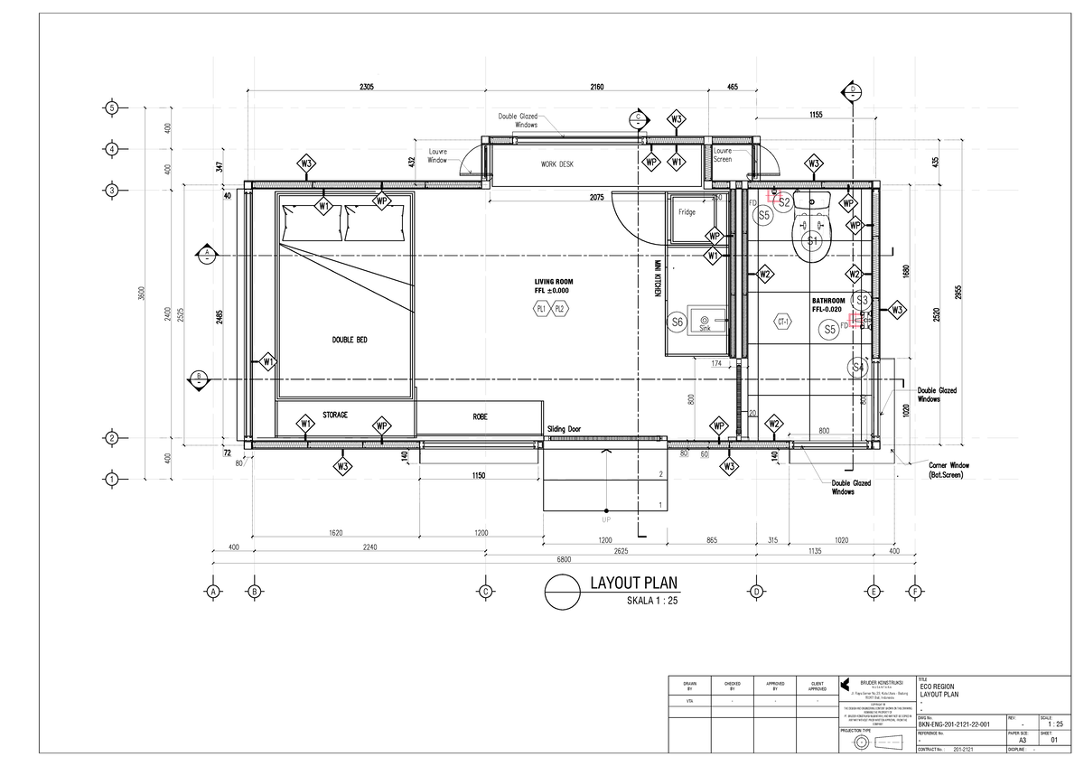 Eco Region BKN-ENG-201-2121-22-001-014-Architecture - FFL ±0 ROOM FFL-0 ...
