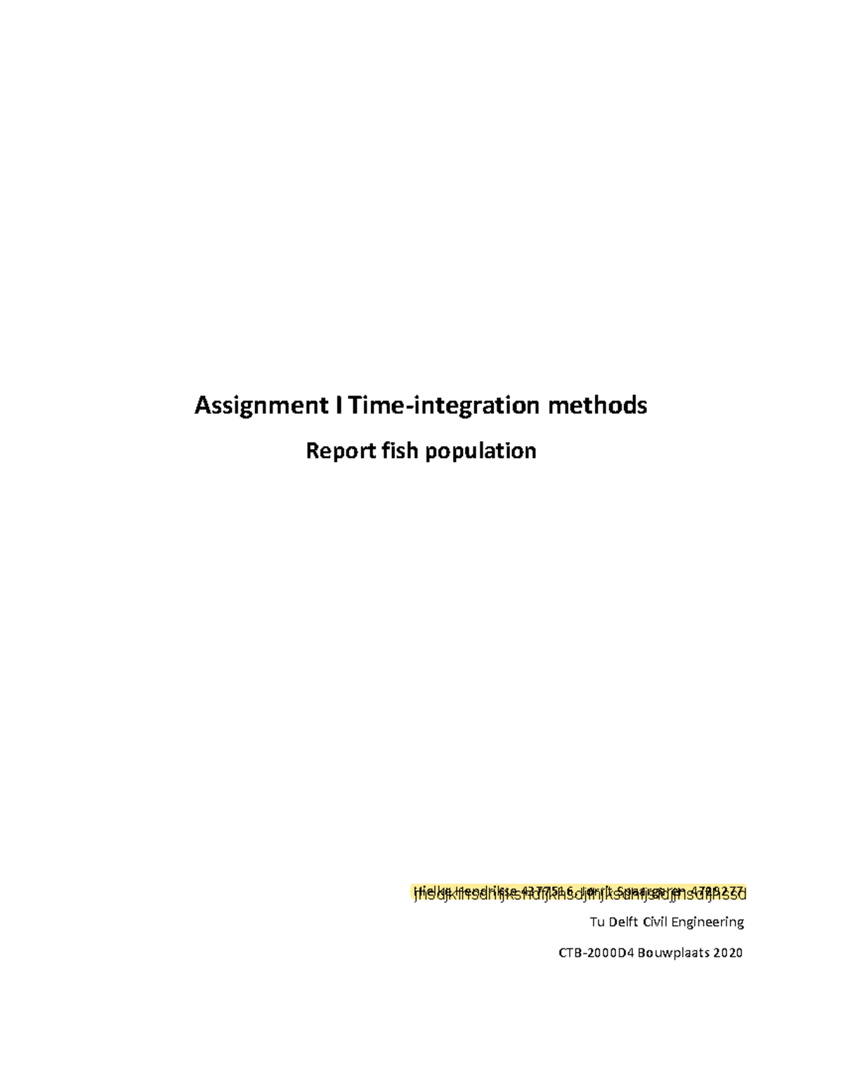 Assignment I verbeterd - Warning: TT: undefined function: 32 Warning: Popup annotation has a ...