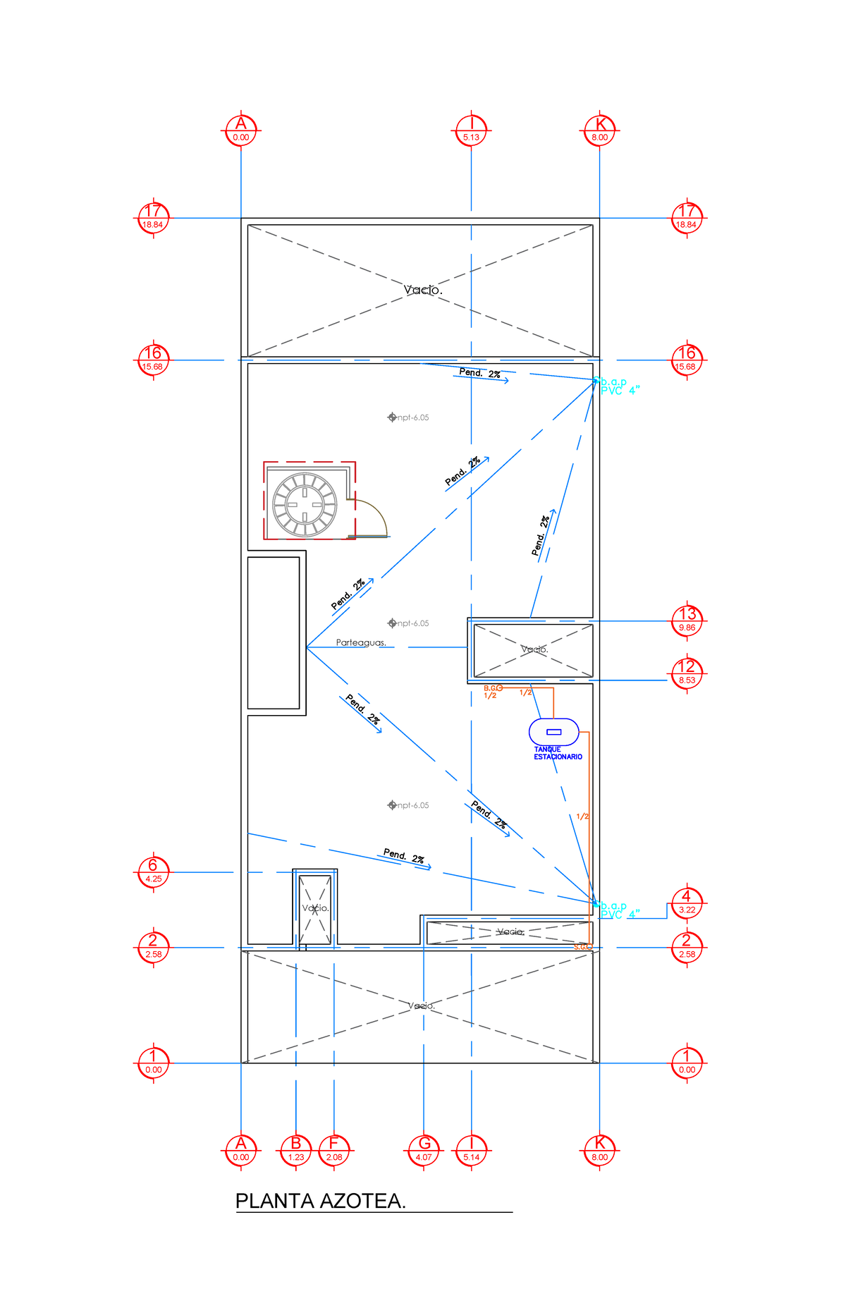P. Azotea GAS - planos de instalacion de gas - Arquitectura integral II ...