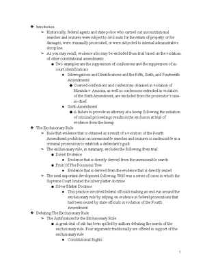 CCJ Chapter 5 Notes Probable Cause and Arrest - Introduction An Arrest ...