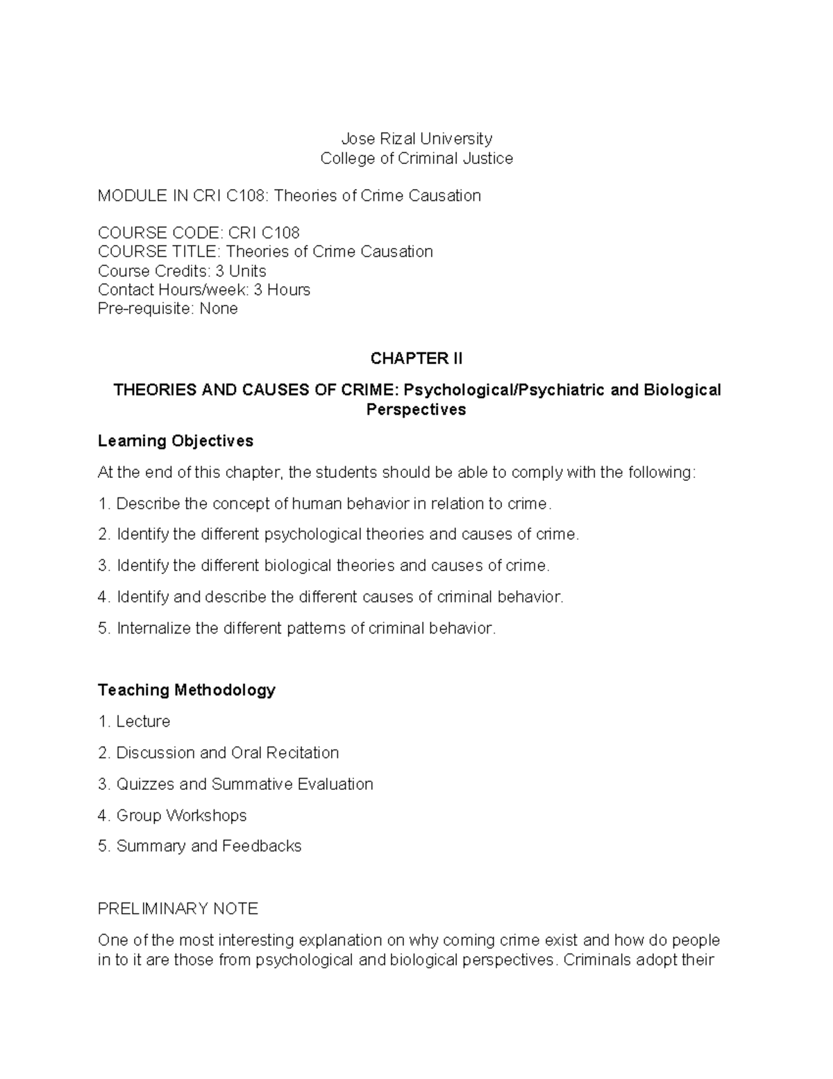 Chapter+II+Crime+Theories+and+Causes+of+Crime+Pyschological+Psychiatric ...