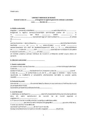 Contract DE Comision - o clauză de mobilitate - CONTRACT DE COMISION I ...