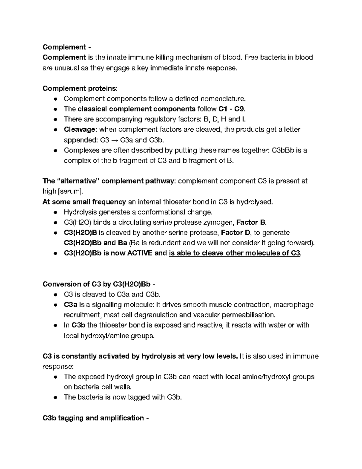 Complement system - immunology - Complement - Complement is the innate ...