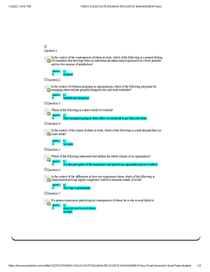 HRM 310 Milestone 1 - Coursework - Jena Watson SNHU HRM 310 JULY 30 ...