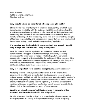 Public speaking questionnaire - Name_______________ Public Speaking ...