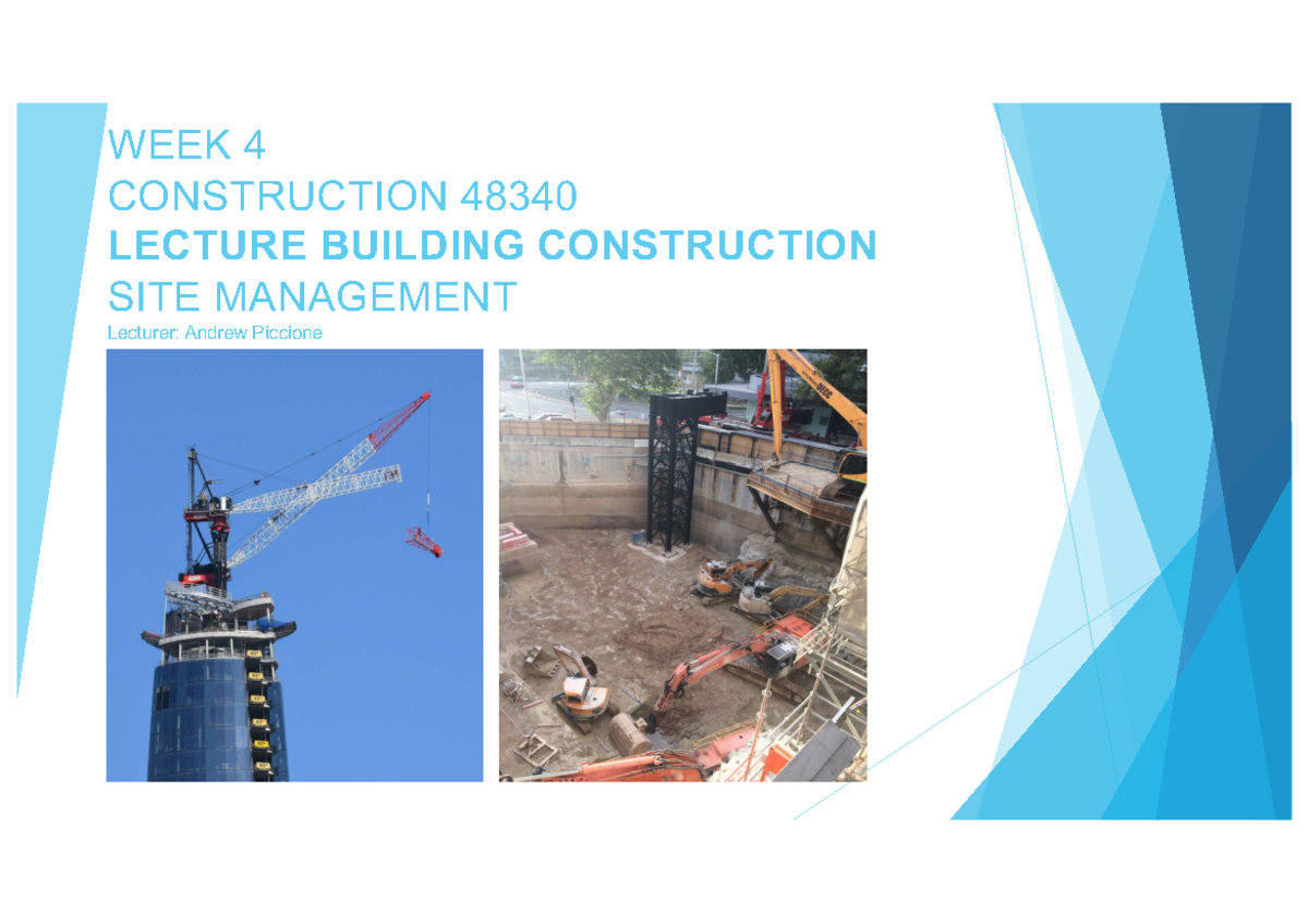 Week 4 Building Construction Lecture Slides Rev.02 - 130324 - WEEK 4 ...