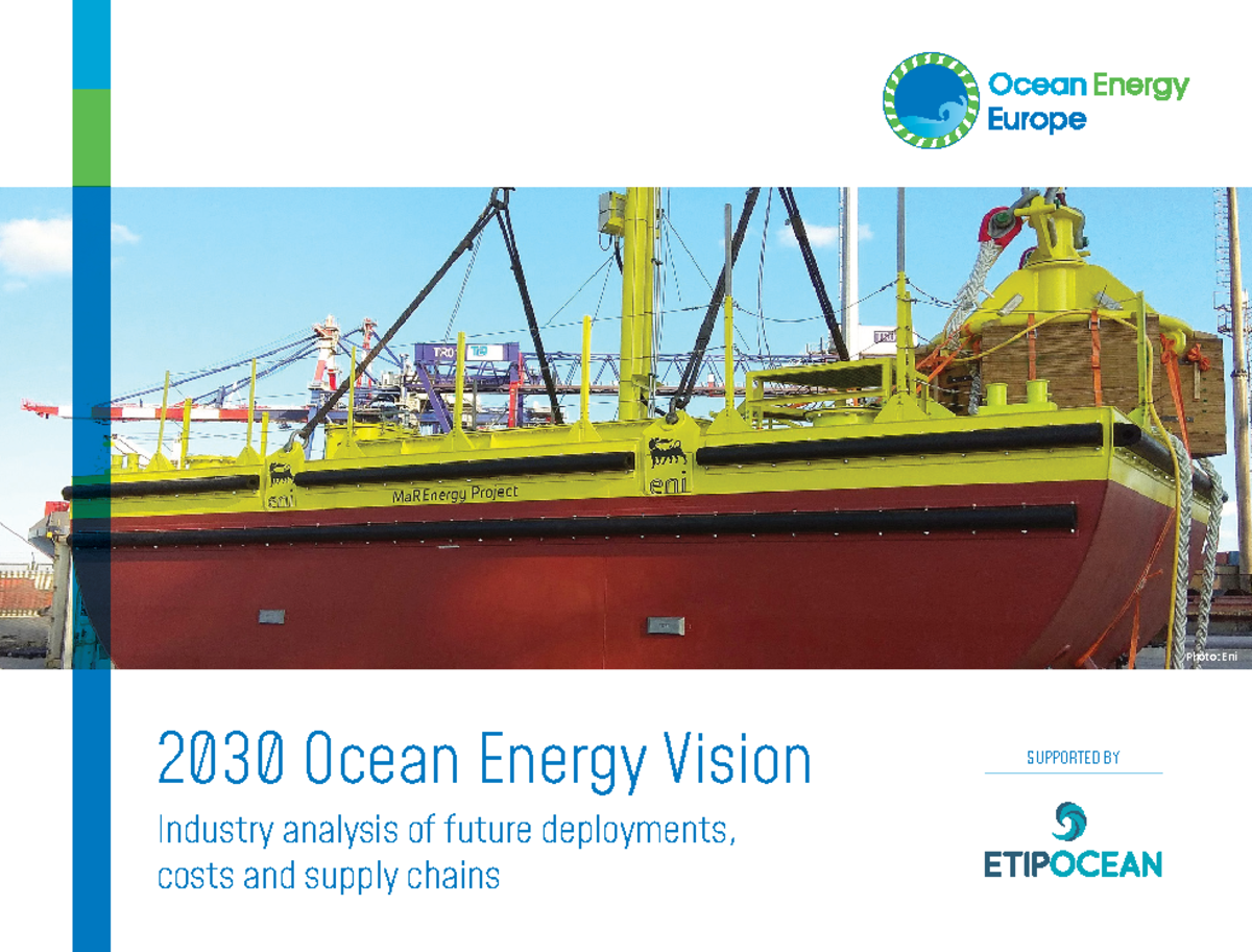 2030 Ocean Energy Vision - 2030 Ocean Energy Vision Industry analysis ...