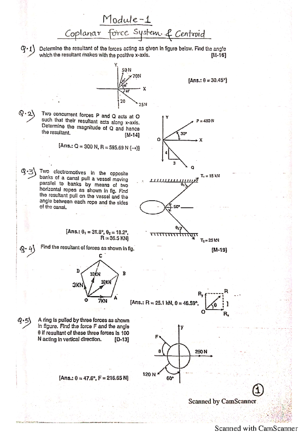 Mechanics Question Bank - IT engineering - Studocu