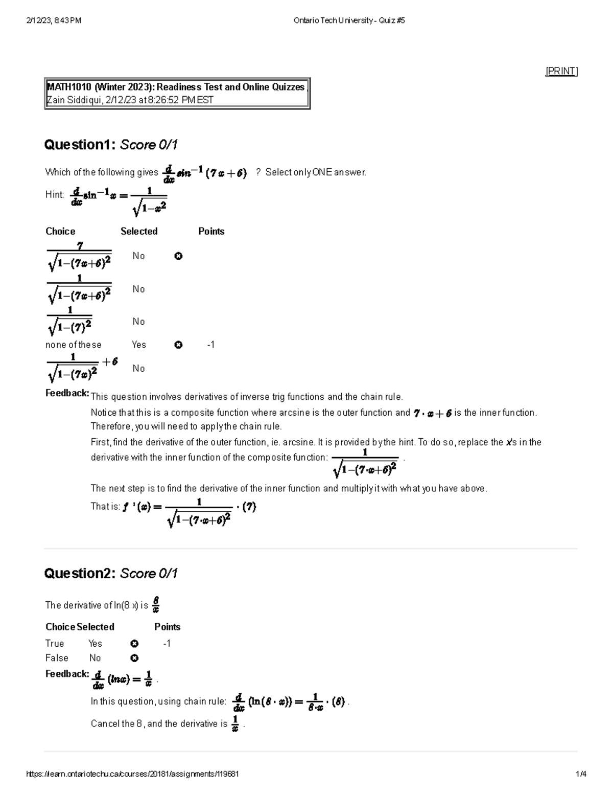 Access to Mobius Online Quizzes and Readiness Assessment 5 - [PRINT ...