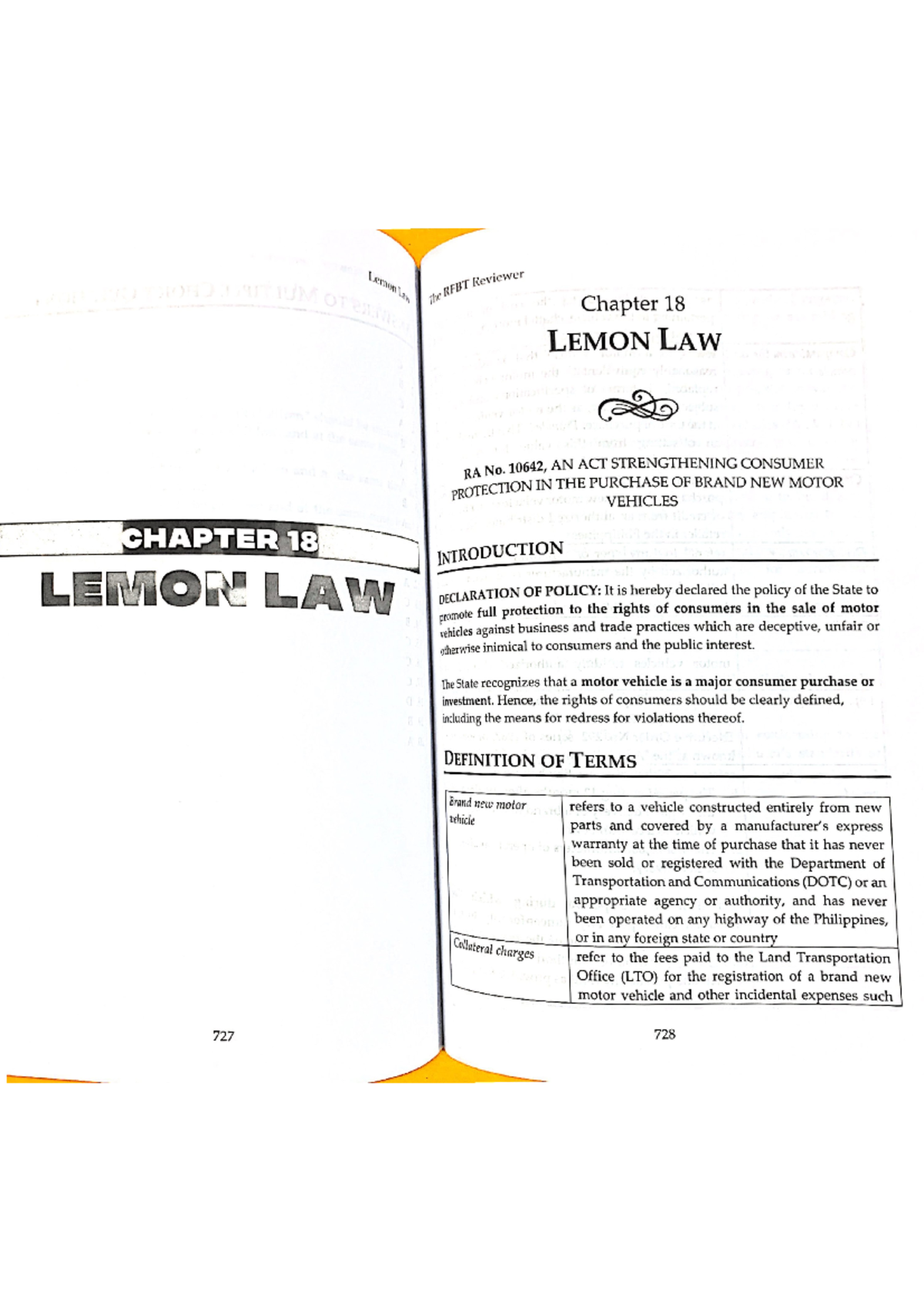 Lemon and Tila - Lecture Notes - Lo, ‘ony, geet Reviewer ine Chapter 18 ...