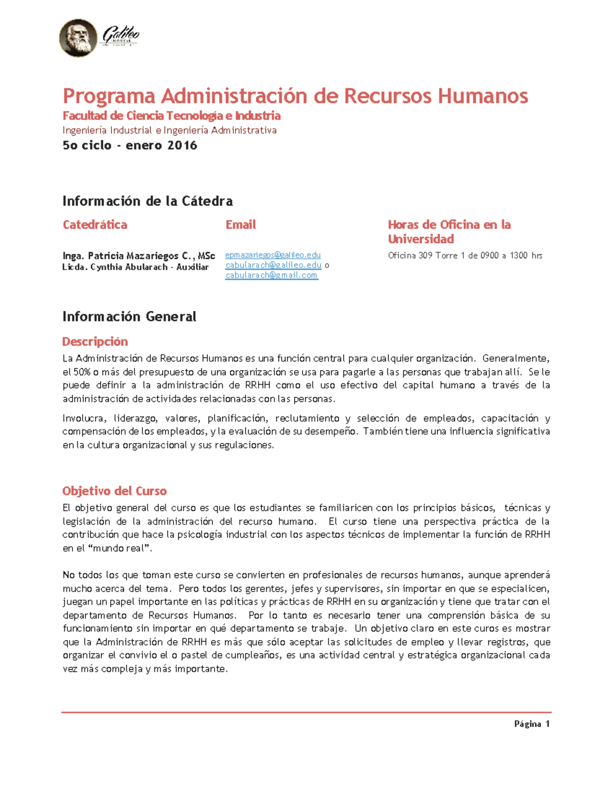 Programa Administraci n de Recursos Humanos Ings012016 - Página 1 Programa Administración de ...
