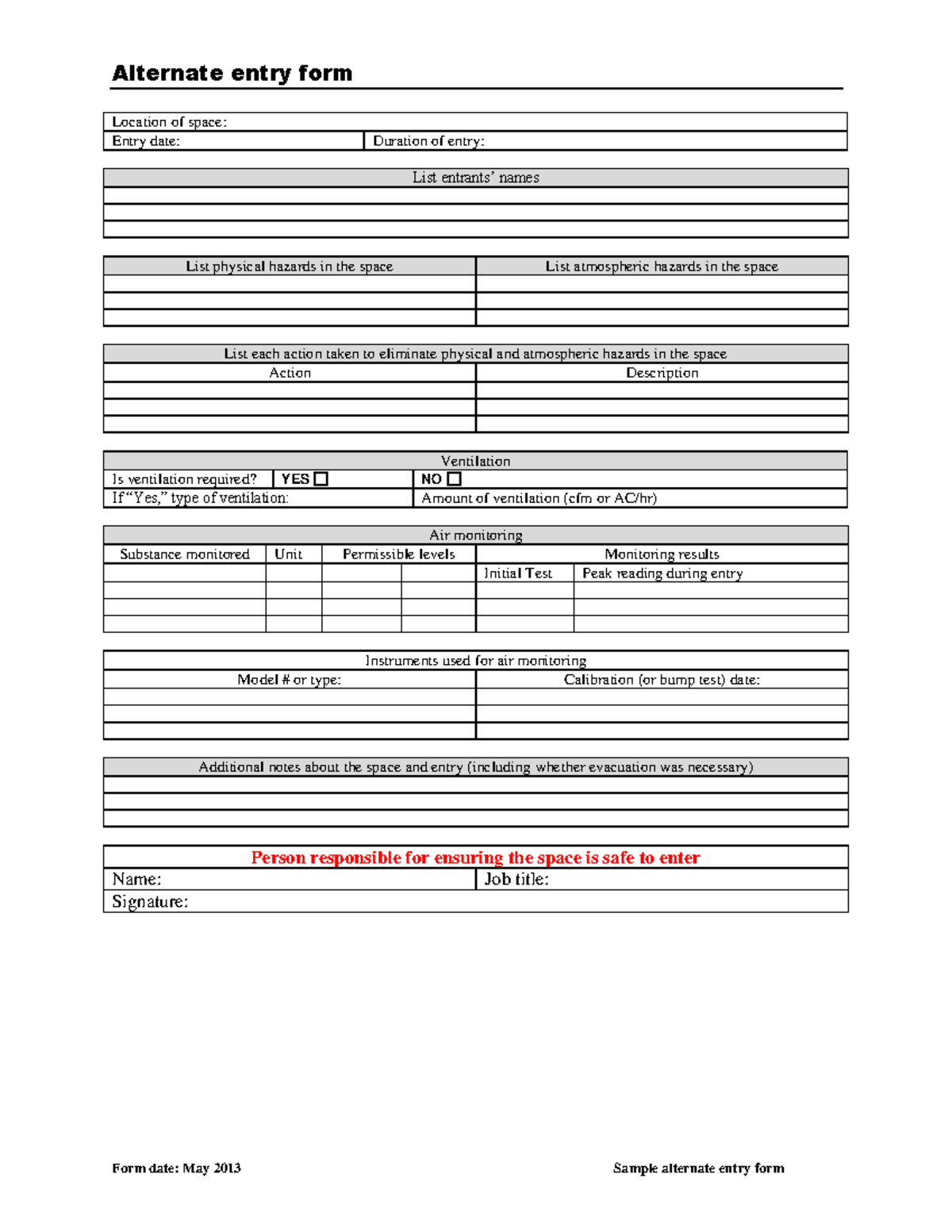 Alternate-entry-form - Alternate entry form Form date: May 2013 Sample ...