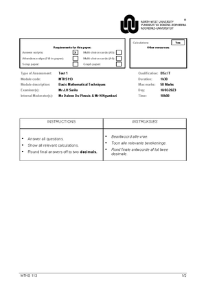 Problem sheet 1 - Lesson 1 - Problem sheet 1 In Problems determine ...