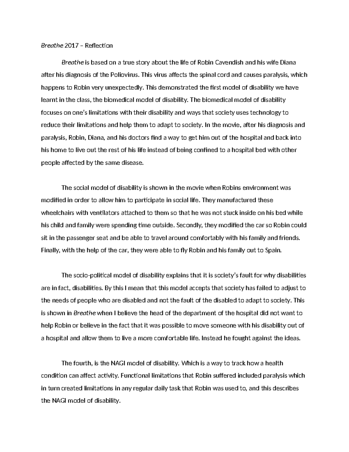 Breathe Reflection - Breathe 2017 – Reflection Breathe is based on a ...