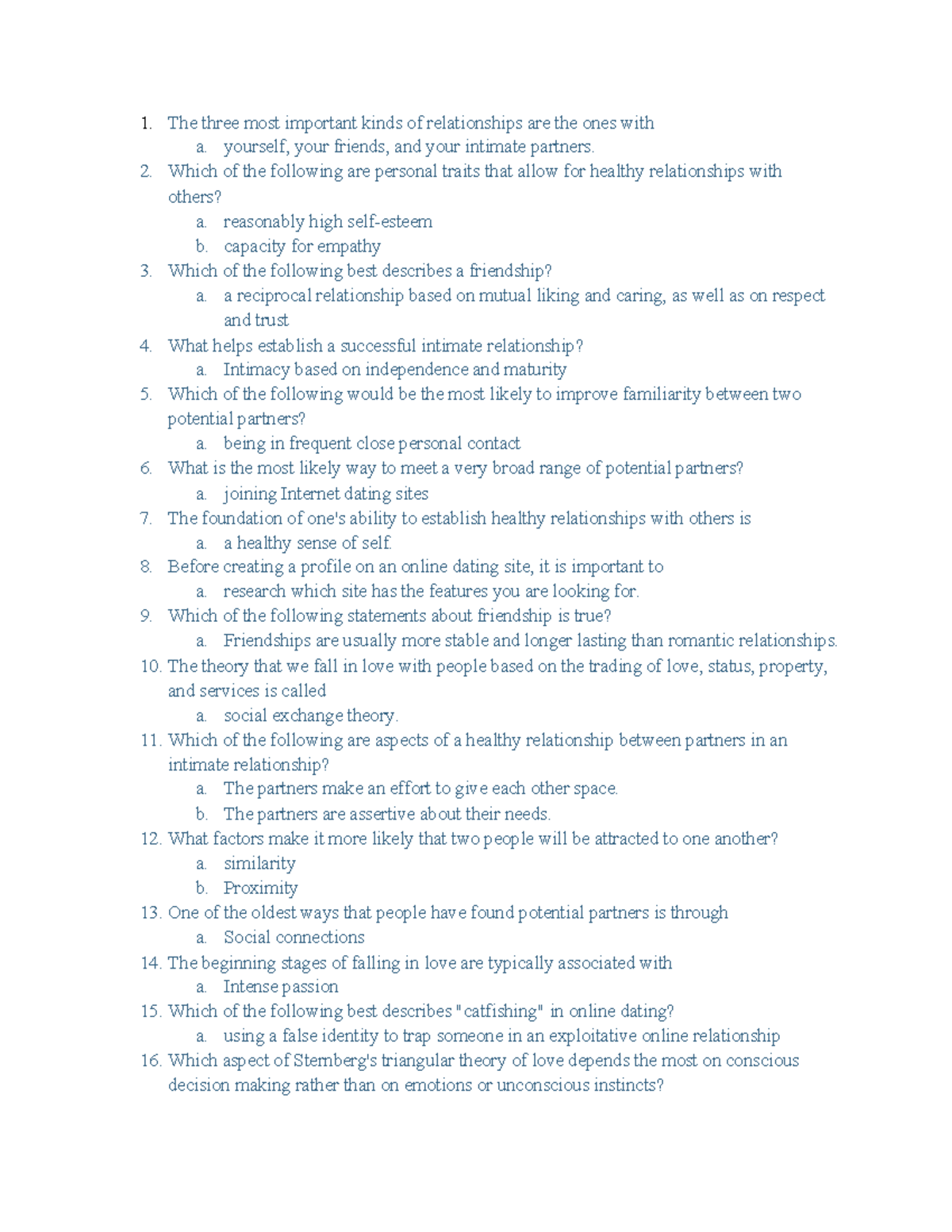 Chapter 3 - class notes - The three most important kinds of ...