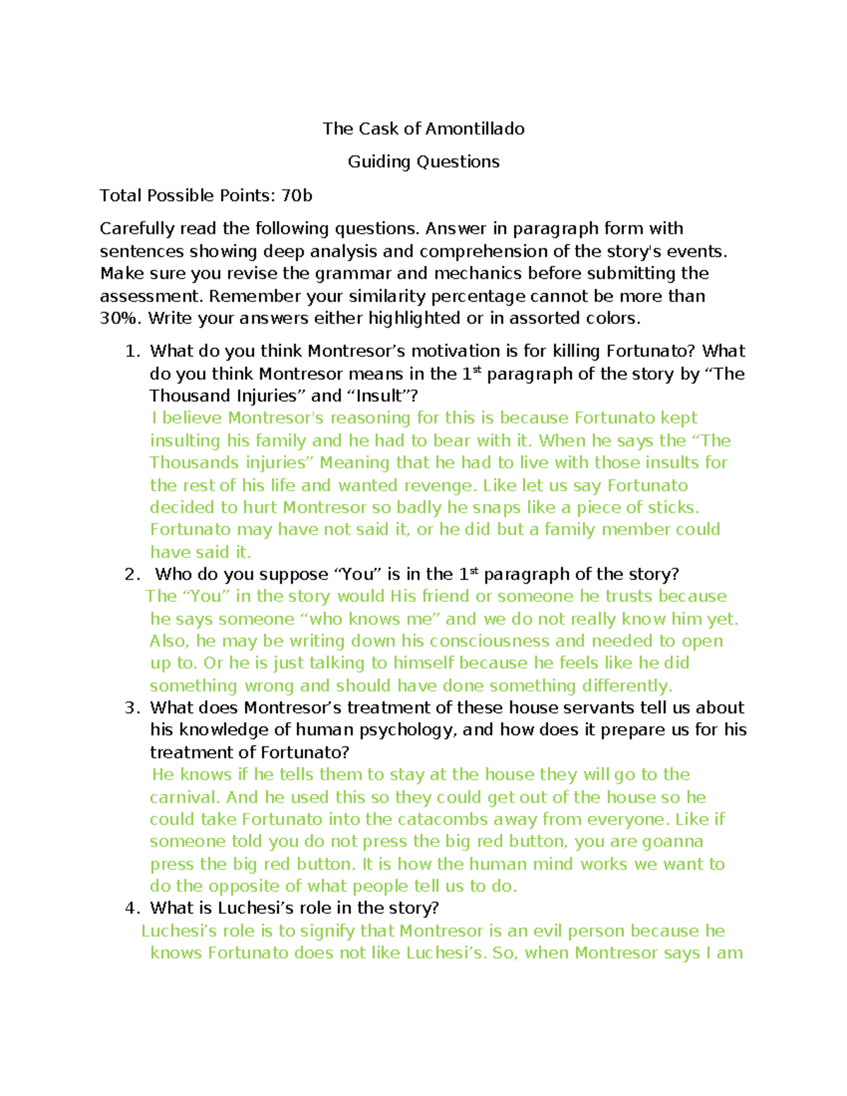 Cask of A - Copy - Copy - This is the answers your welcome - The Cask ...