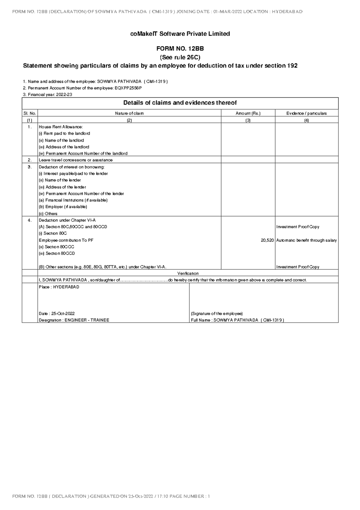 File2510202217116036 - coMakeIT Software Private Limited FORM NO. 12BB ...