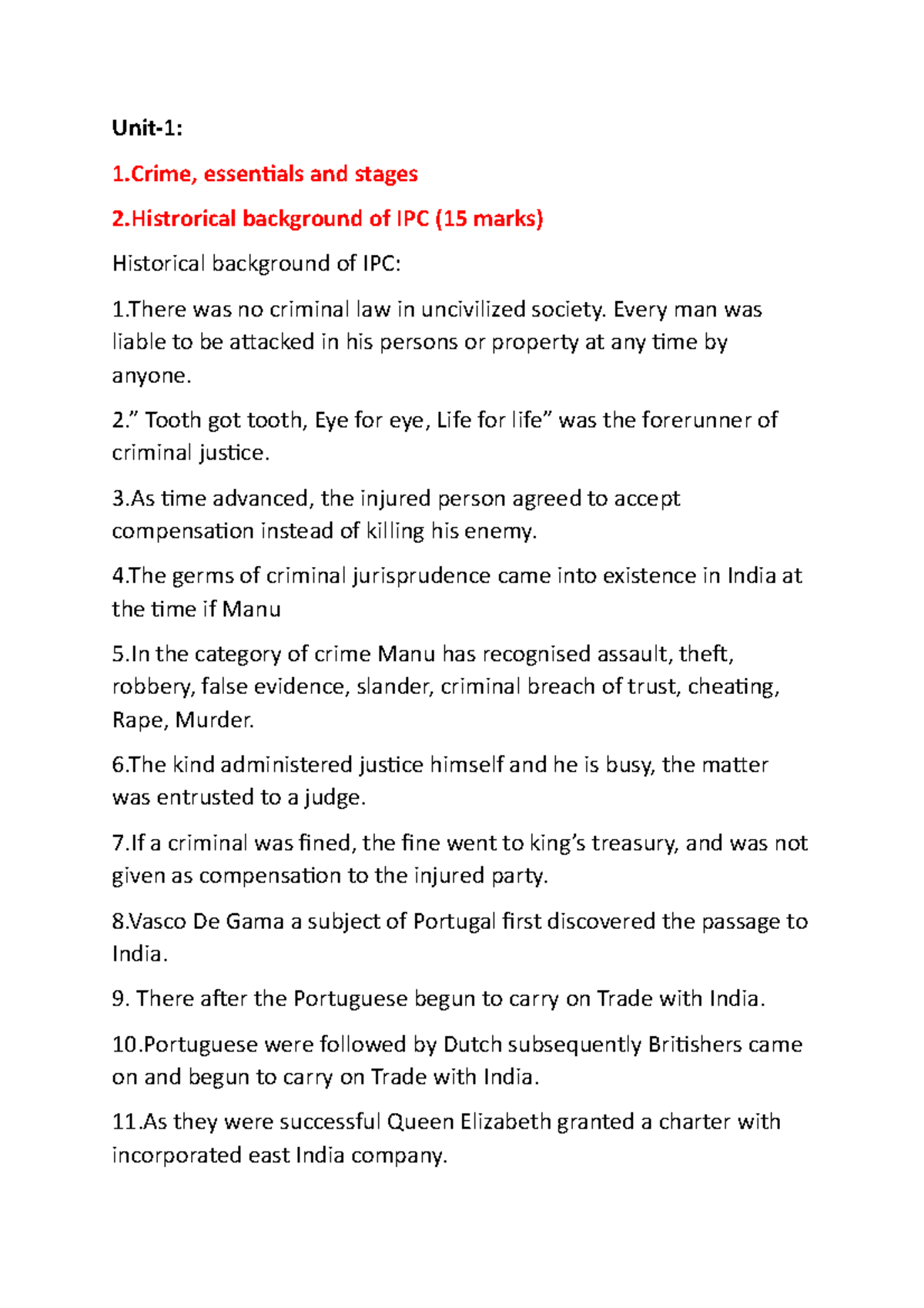 Ipc - my own notes - Unit-1: 1, essentials and stages 2 background of ...