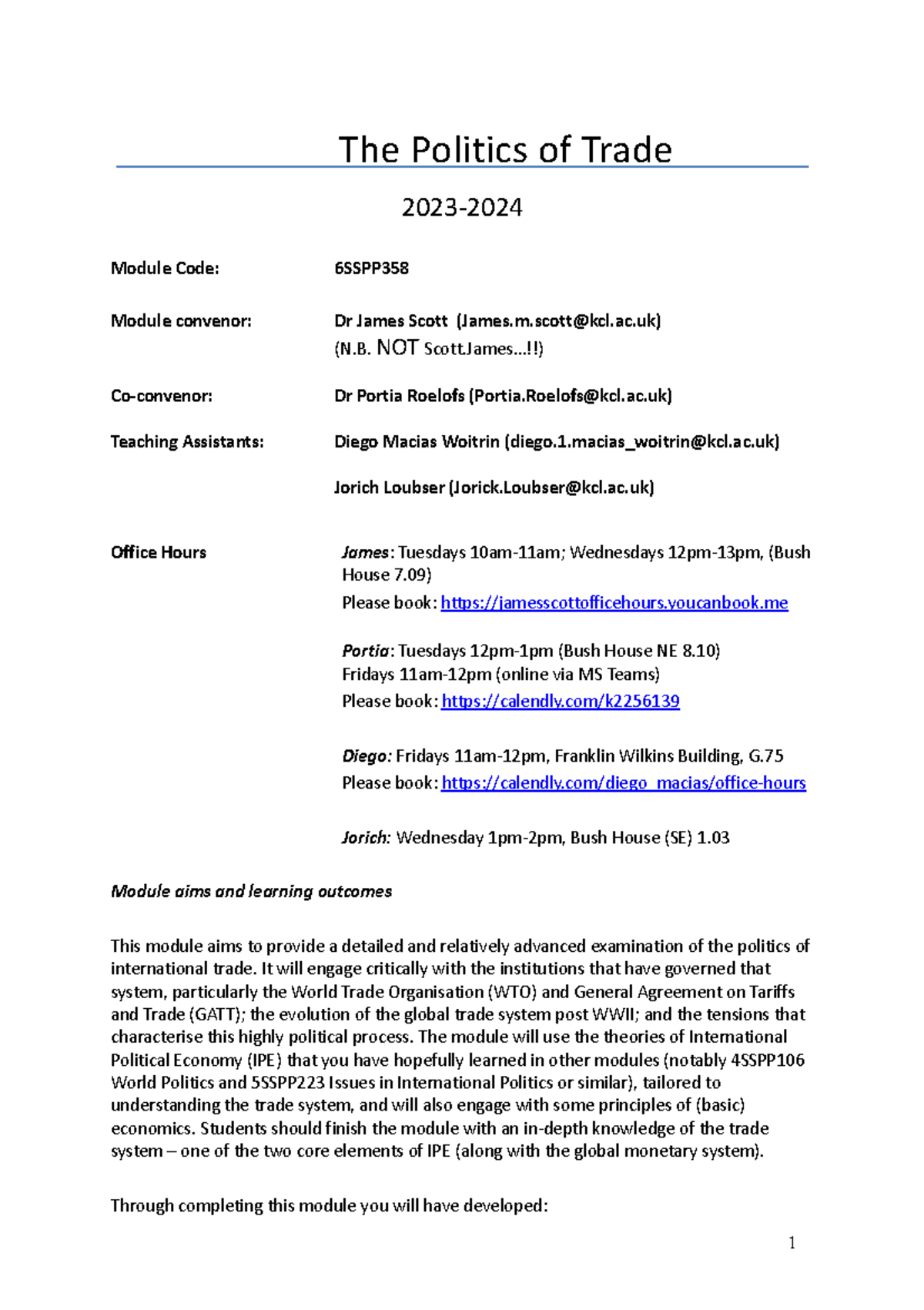 Politics of Trade Handbook 2023-24 vs 1 - The Politics of Trade 2023 ...