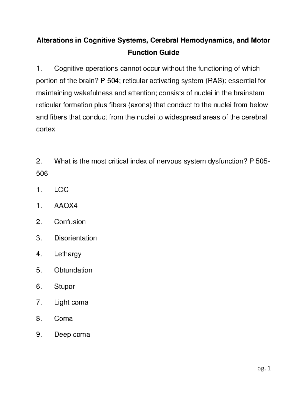 Alterations in Cognitive Systems, Cerebral Hemodynamics, and Motor ...
