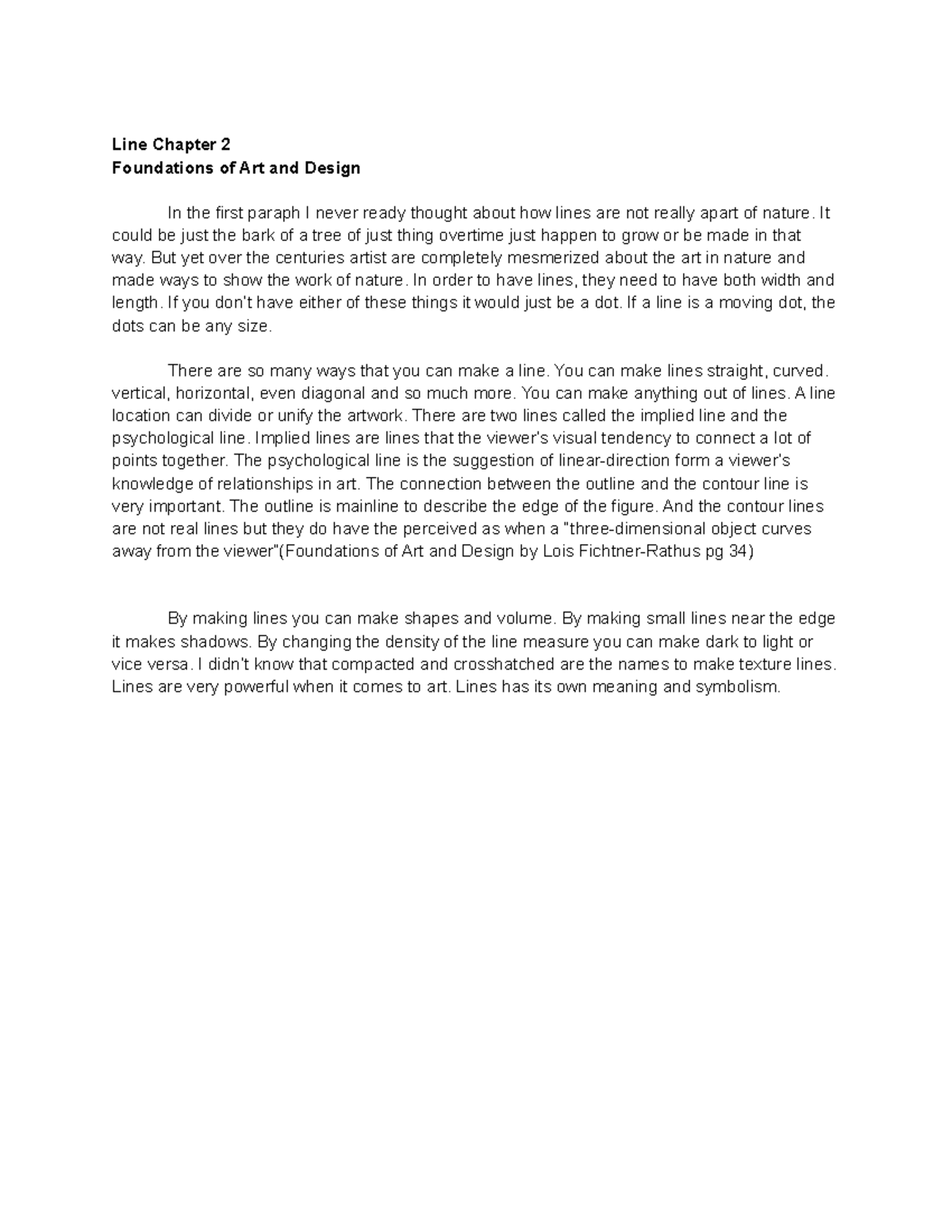 Line Chapter 2 (Foundations of Art and Design)-LA - Line Chapter 2 ...