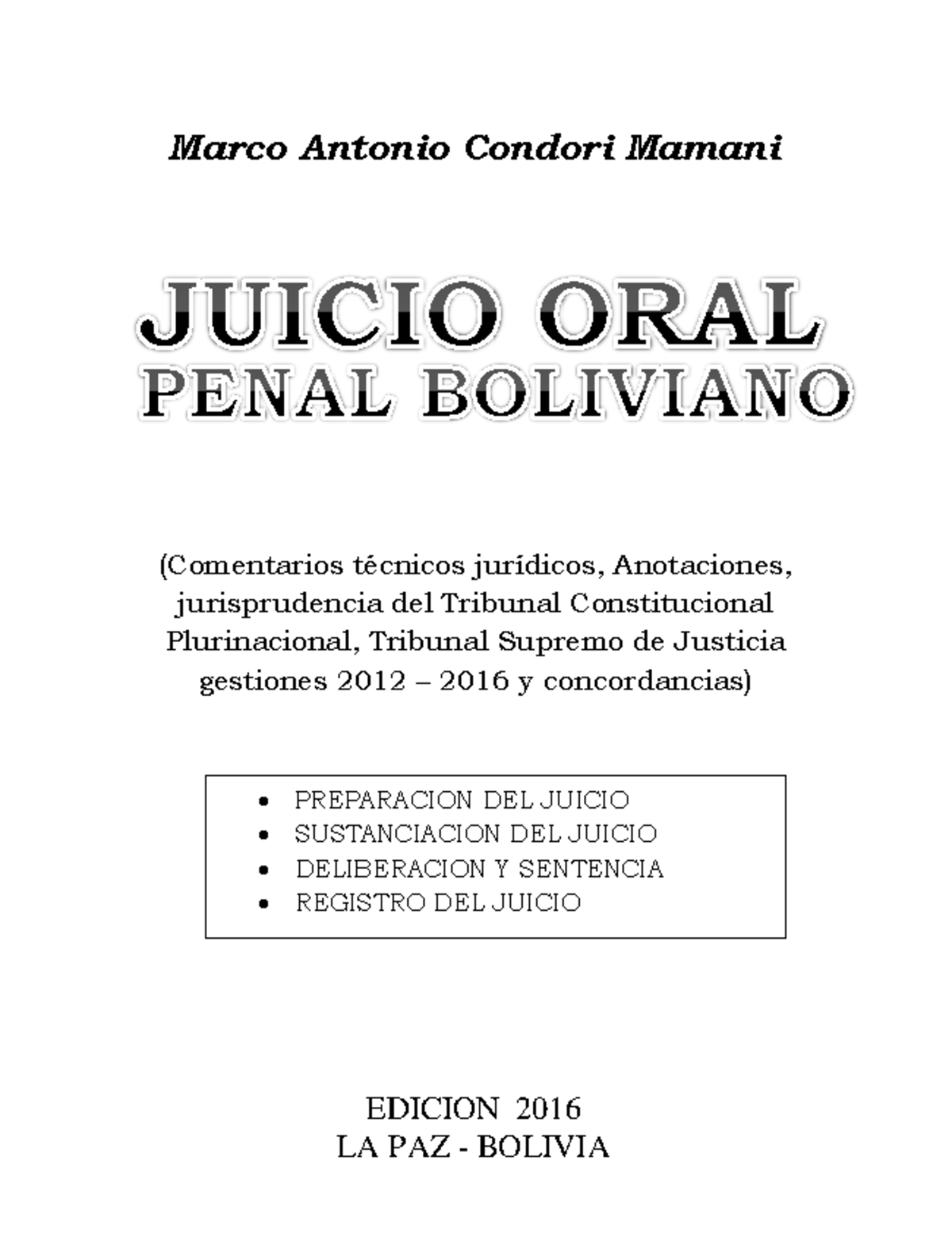 Doctrina 48553 - libro - Marco Antonio Condori Mamani Marco Antonio ...