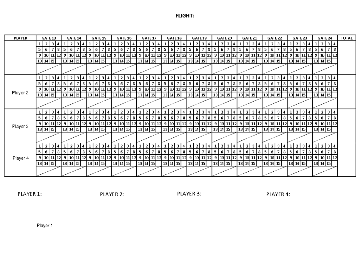 Woodball Scoresheet - refer - Pengurusan Pelaburan dan Portfolio ...