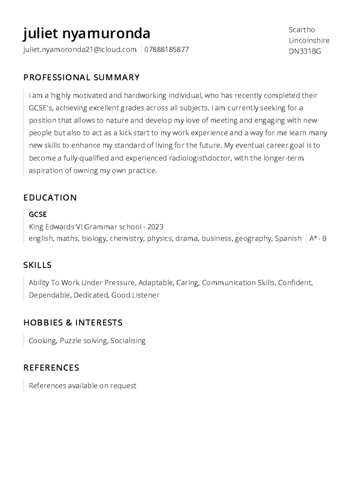 Juliet-nyamuronda 26560655 cv-library - juliet nyamuronda juliet@icloud ...