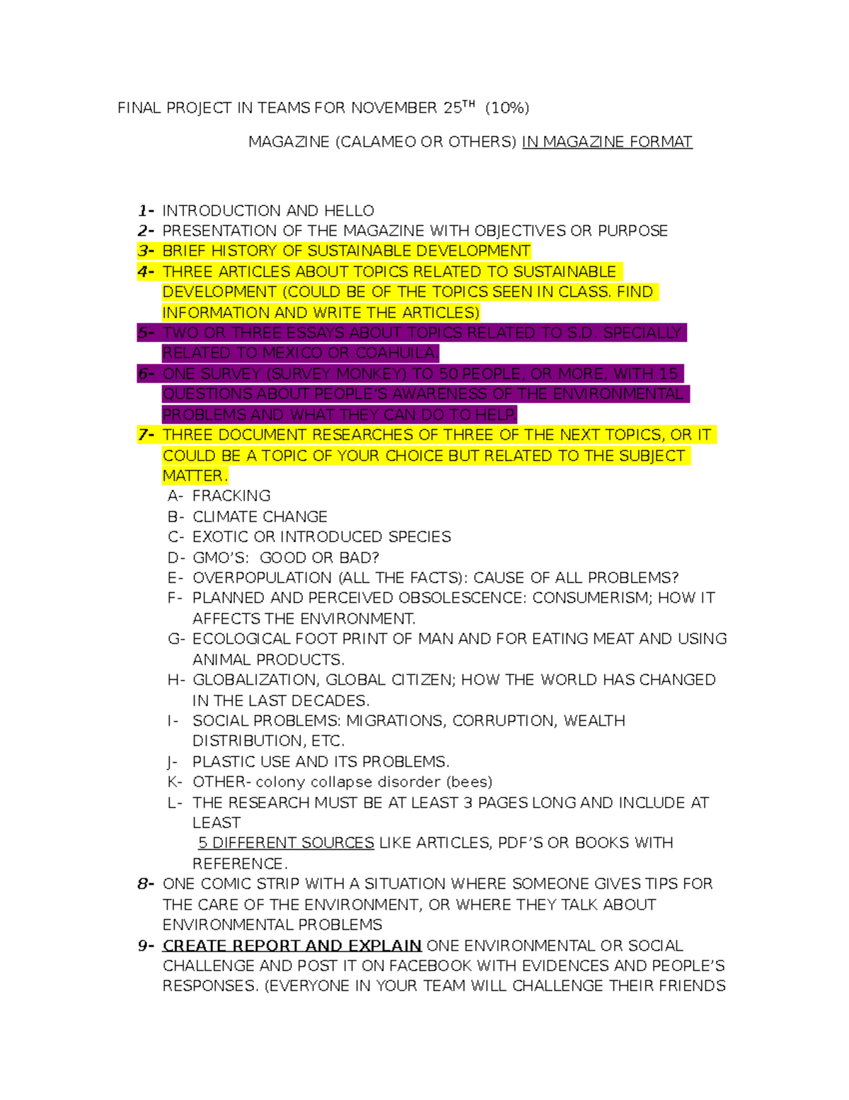 Final Project Magazine Fernando Viesca - FINAL PROJECT IN TEAMS FOR ...