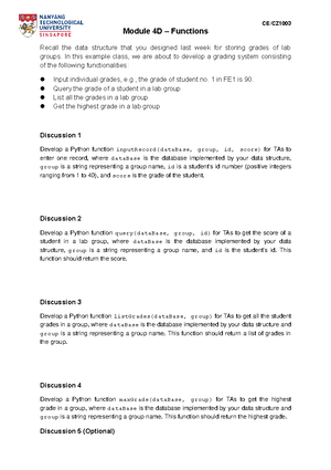CECZ1003 Discussion (Module 3.1 Data Type and Variable) Q - CE/CZ Module 3 – Flow Chart, Pseudo ...