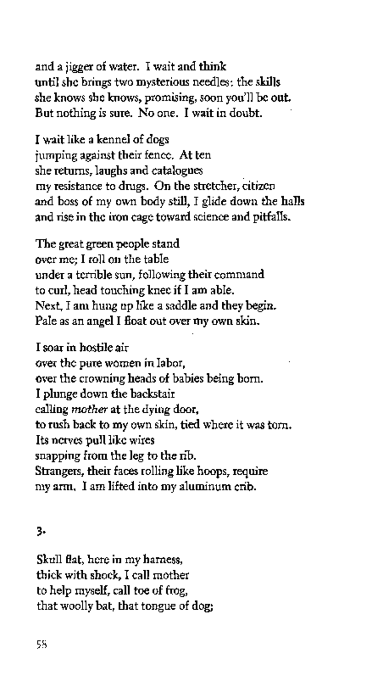 Anne Sexton - The Complete Poems 86 - and a jigger of water. I wait and ...