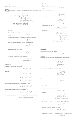Lecture 1 - differential equations - ° Lecture 1 (08/23/2022) .* ̊ l e ...