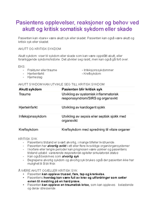 [Solved] Kan du skrive oppsummering 4 Videre br man se p om det kan vre ...