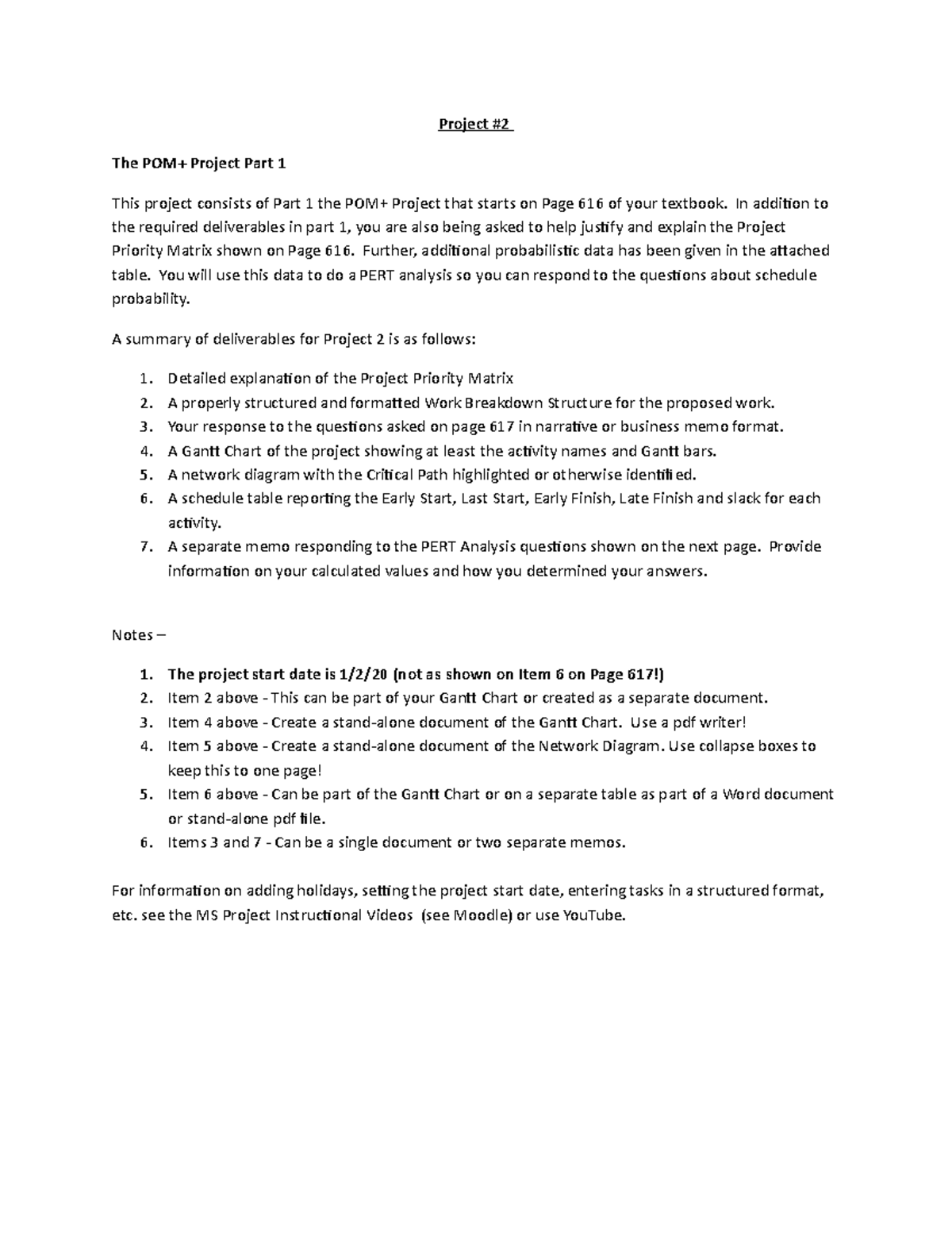 Team-Based Project 2 - Project # The POM+ Project Part 1 This project ...